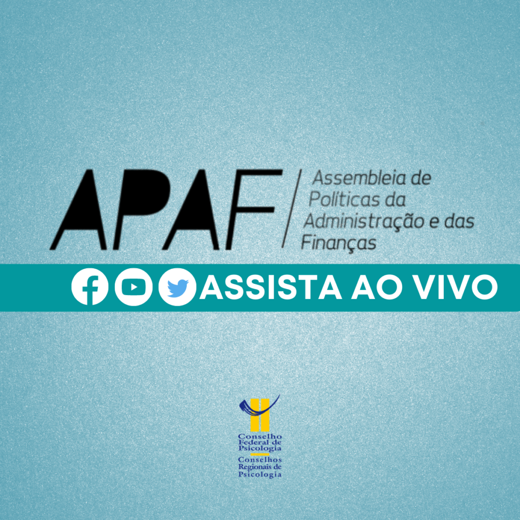 Acompanhe ao vivo segunda parte da APAF virtual - CFP | CFP