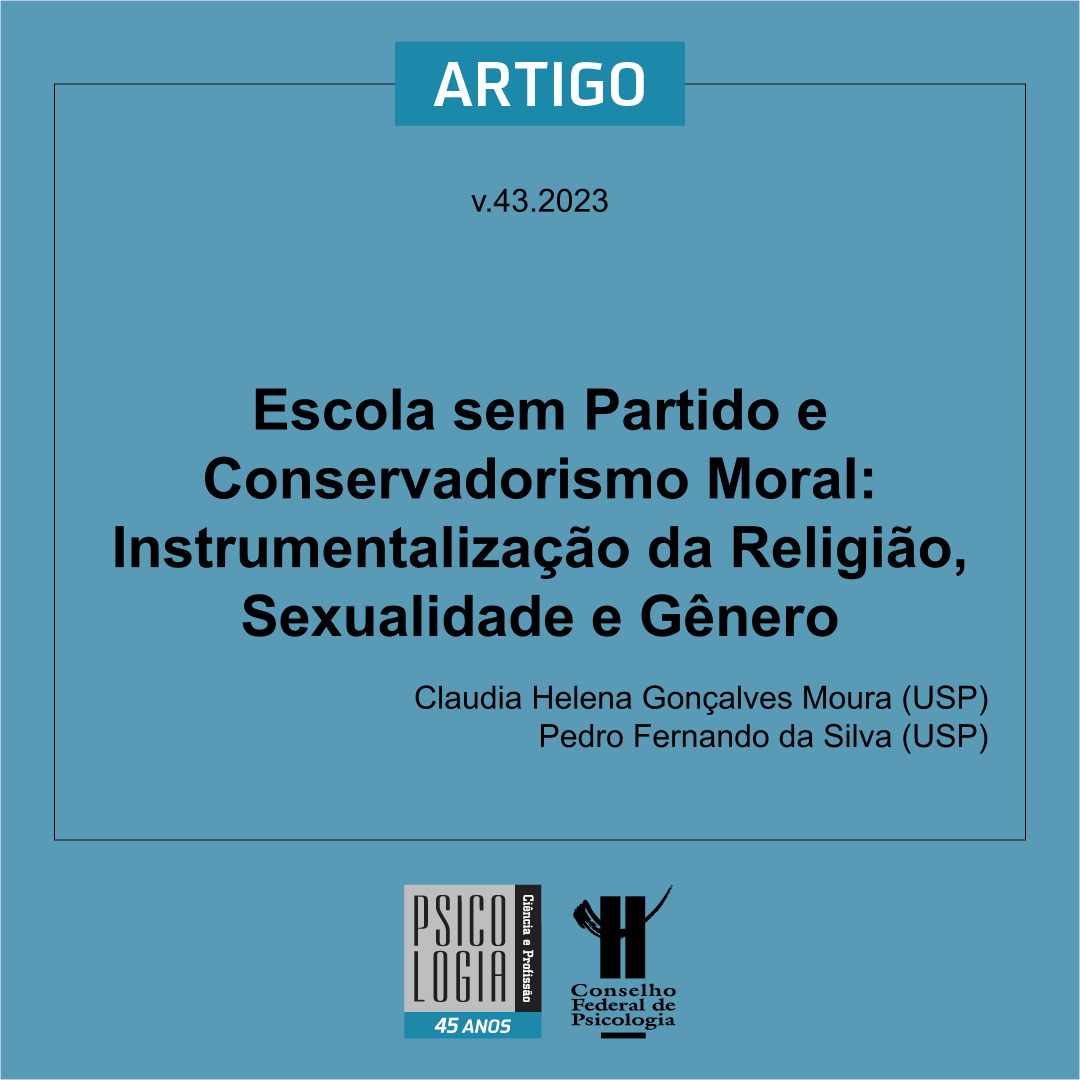 Escola Sem Partido E Conservadorismo Moral Instrumentalização Da