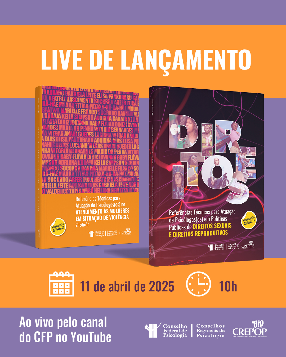 CFP realiza live para debater as novas referências técnicas do CREPOP ...
