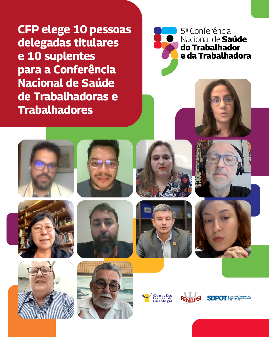 Conferência livre da Psicologia elege 10 pessoas delegadas para a 5ª Conferência Nacional de ...
